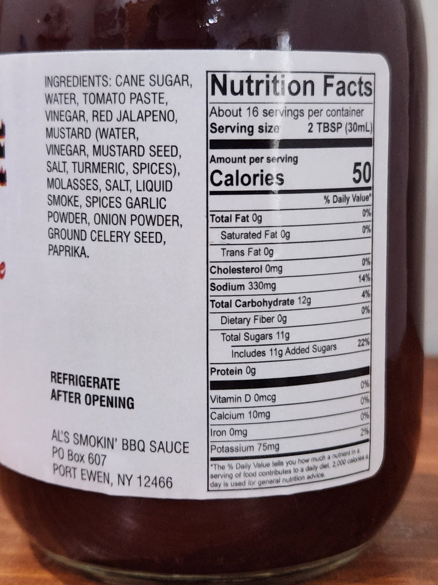 Al's Smokin' BBQ Sauce Jalapeno 16 oz – Corey's Pickles