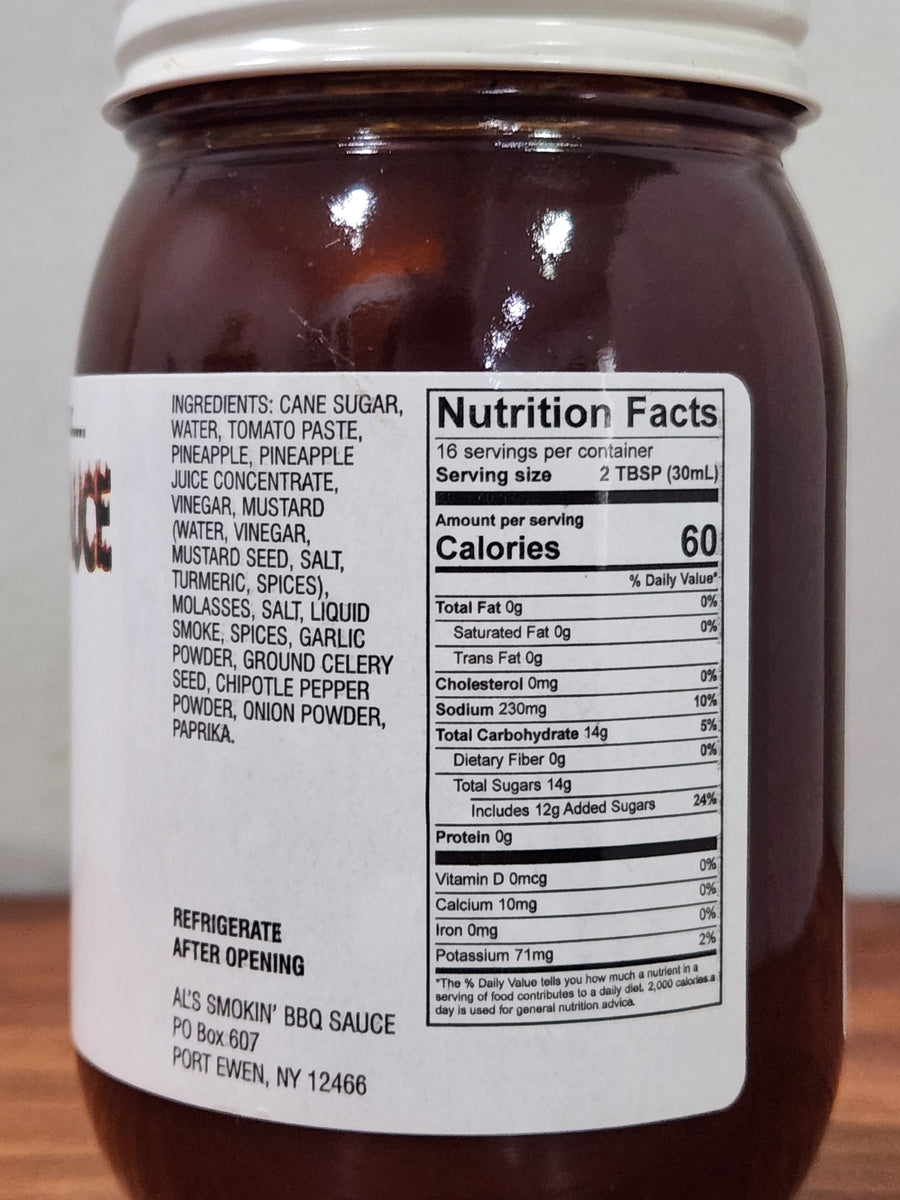 Al's Smokin' BBQ Sauce Pineapple 16 oz – Corey's Pickles